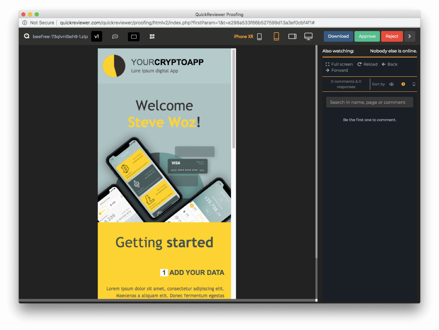 Is It Possible To See The Html Preview In A Responsive Mobile View Quickreviewer